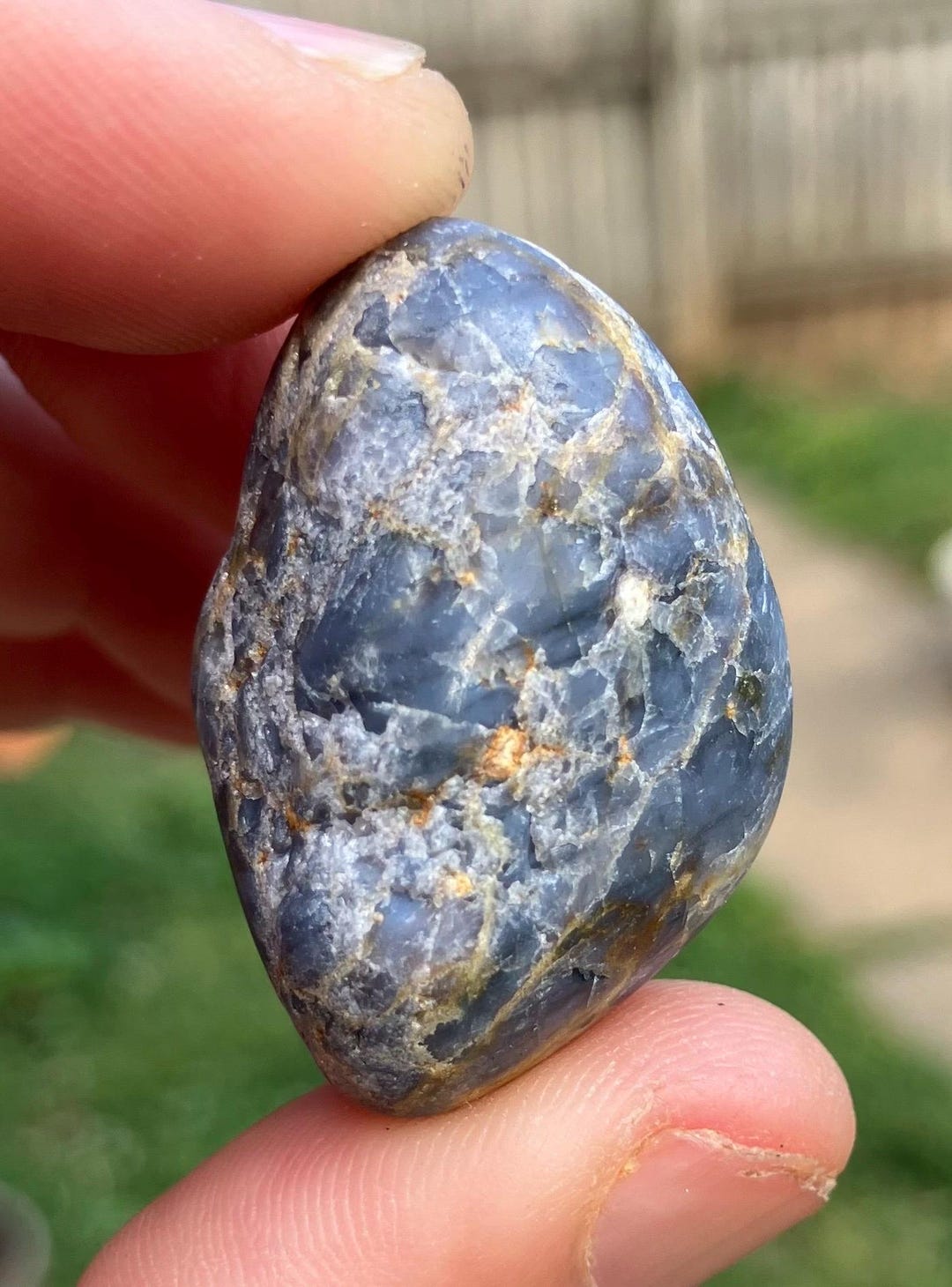 Tumbled Virginia Blue Quartz 3 - Etsy