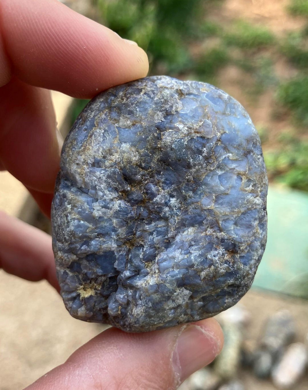 River Tumbled Virginia Blue Quartz - Etsy