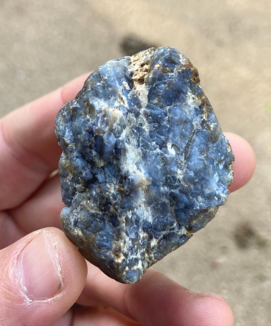 Virginia Blue Quartz “broken Egg” - Etsy