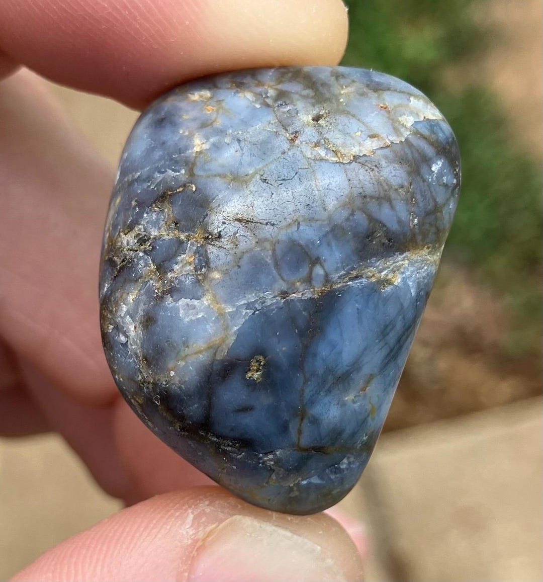 Tumbled Virginia Blue Quartz 2 - Etsy