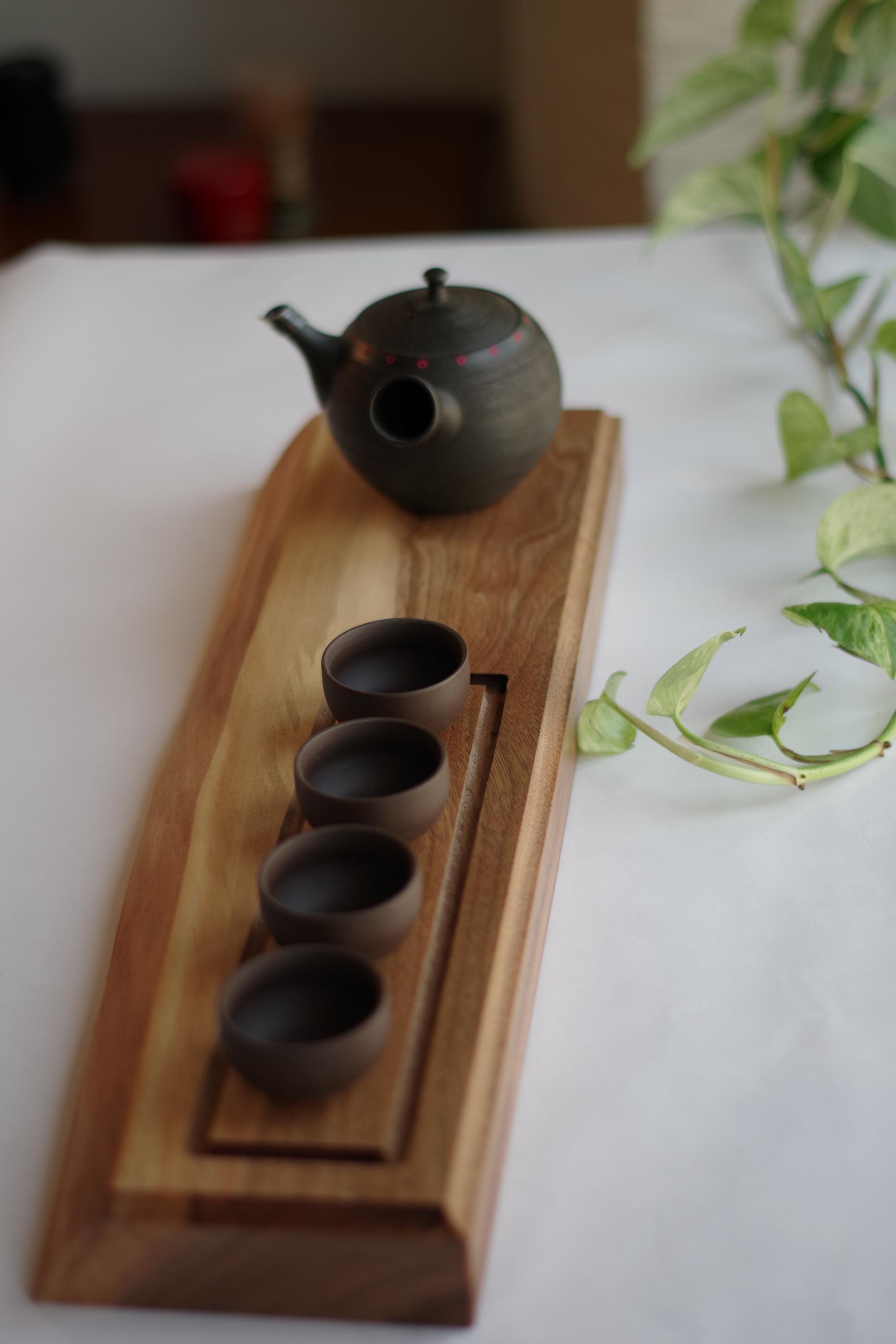 Minimalist Teaboard, Zen Teatable Walnut - Etsy