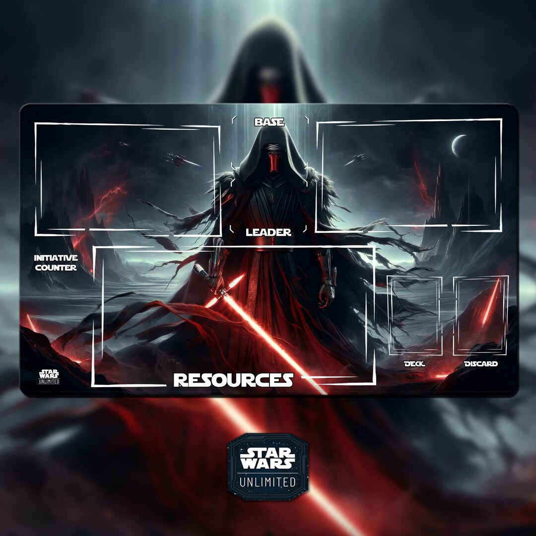 Star Wars: Unlimited the Rise of Kylo Ren TCG Playmat 24 X 14 in 600 X ...