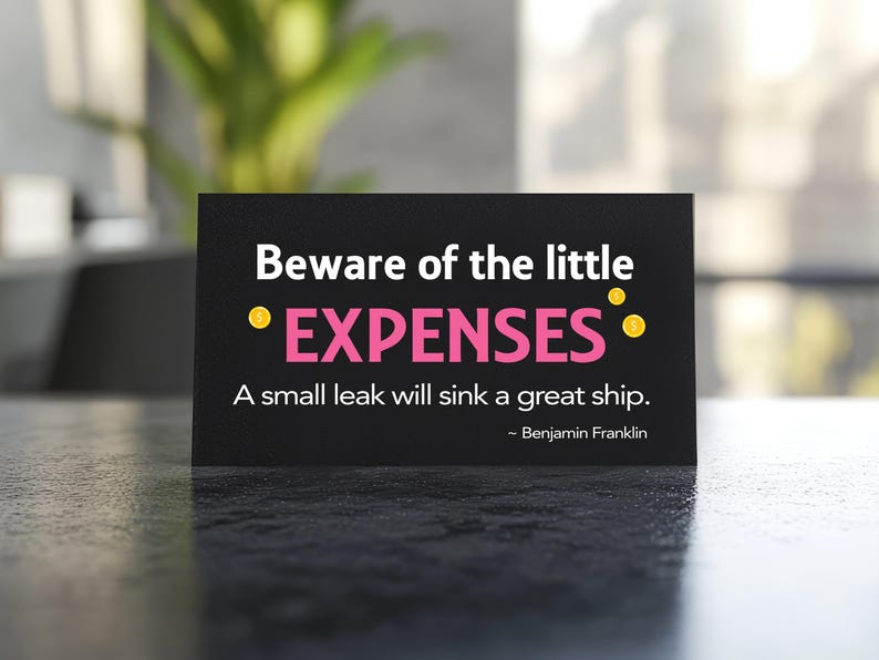 Budgeting & Saving Encouragement *digital Download*, Motivating Cards ...