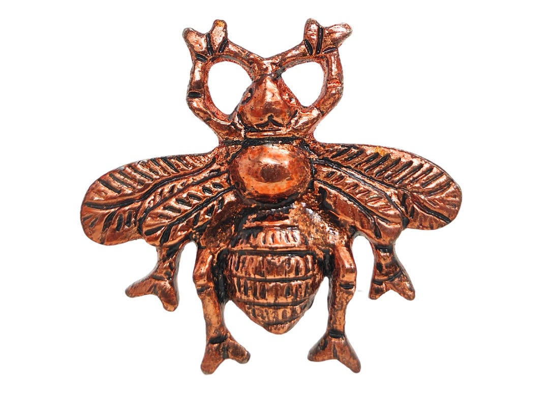 Antique Gold Bumble Bee Drawer Knob: Aluminum Bee Cabinet Pull - Etsy