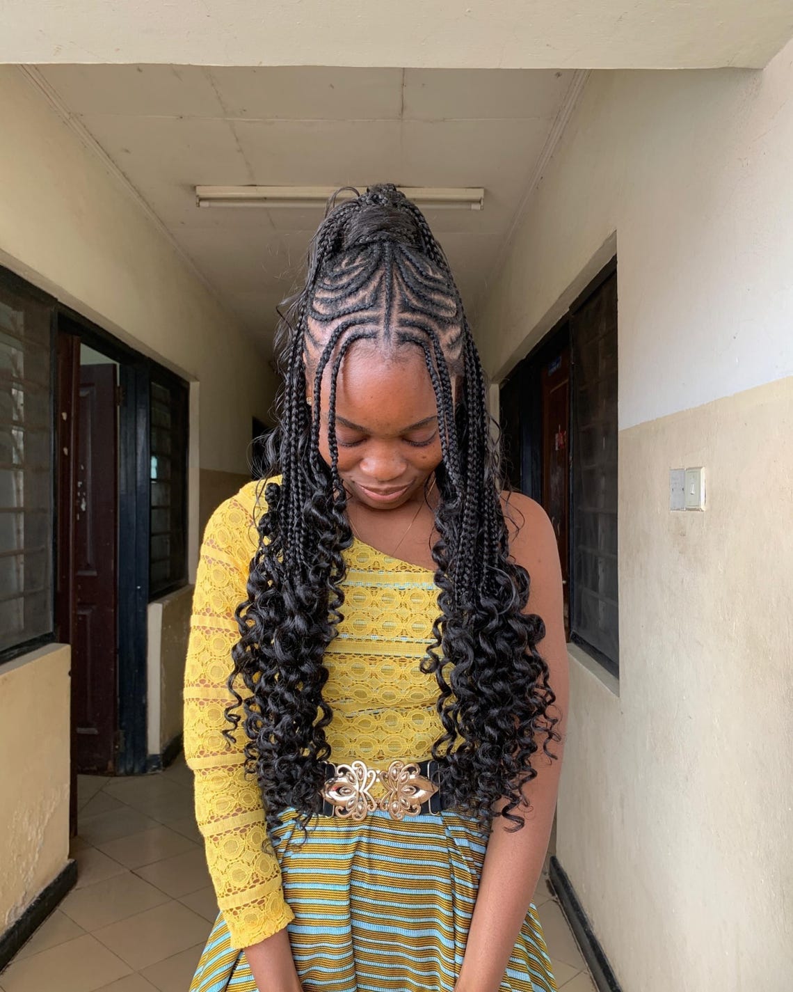 30” Boho Braided Detachable Ponytail With Curled Ends - Etsy