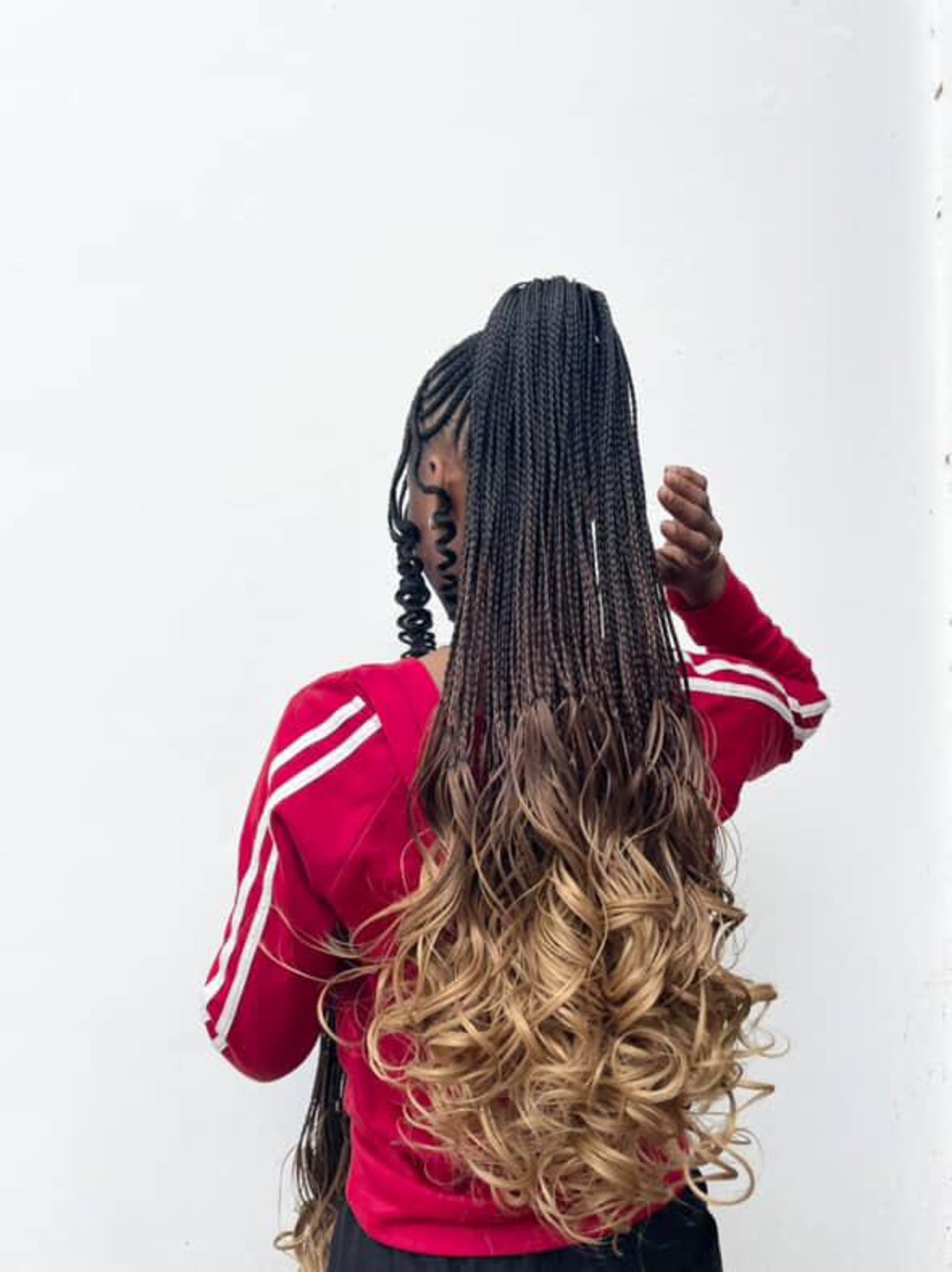 French Curl Braided Detachable Ponytail With Curled Ends - Etsy