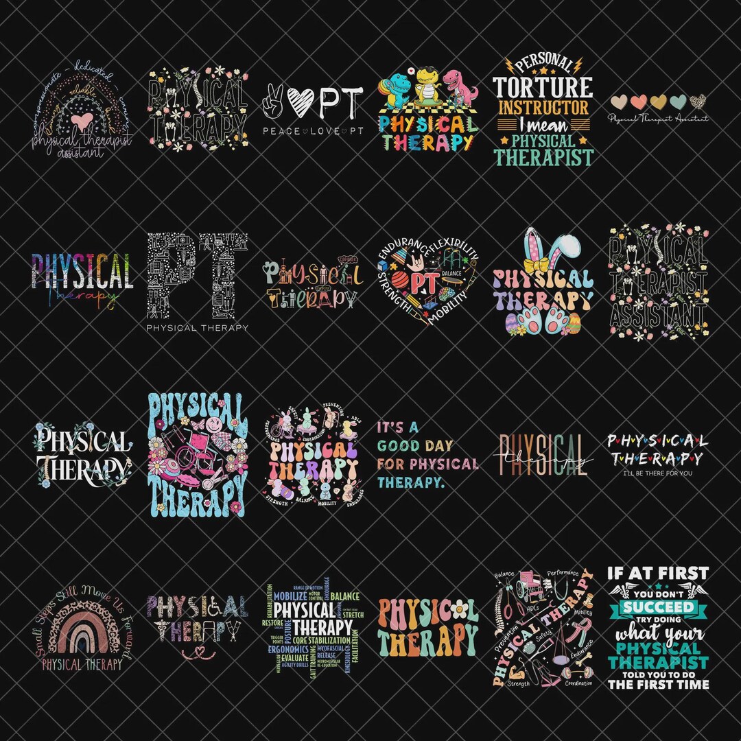 Physical Therapist Png Bundle, Physical Therapy Png, Physical Therapist ...