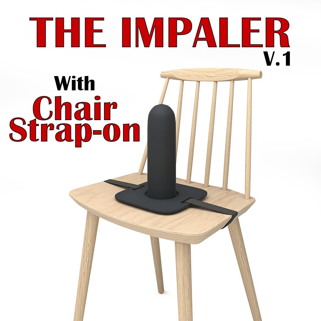 The Impaler 12 Inch Dildo V1 With Chair Strap On Etsy