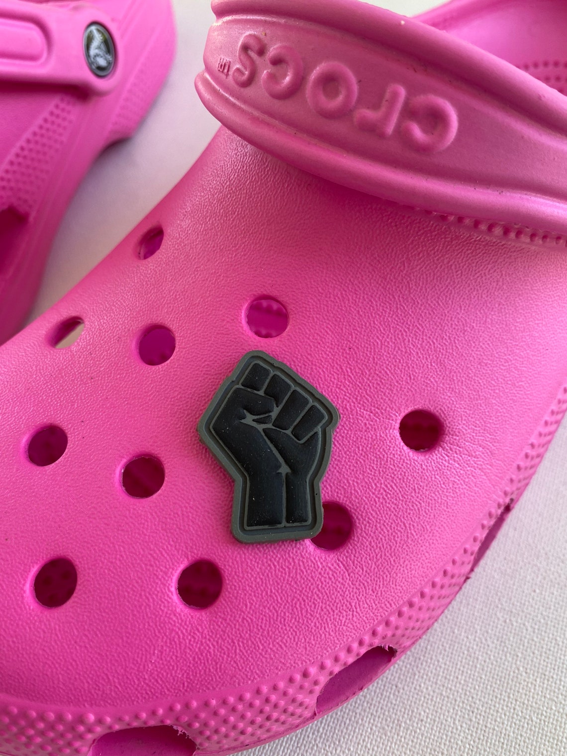 Handmade Shoe Charms for Rubber Clogs Black Lives Matter | Etsy