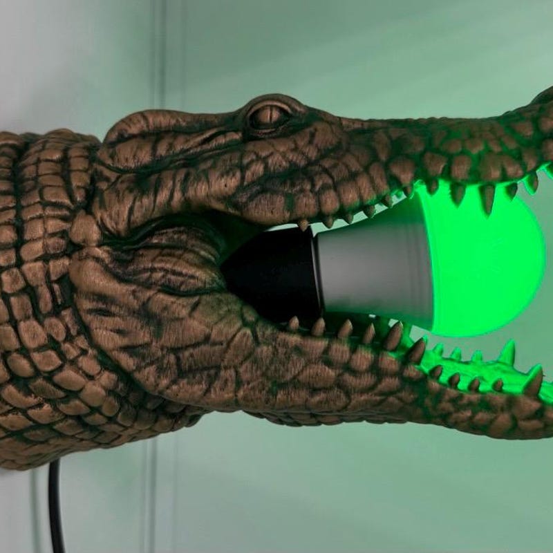 Alligator Lamp - Etsy