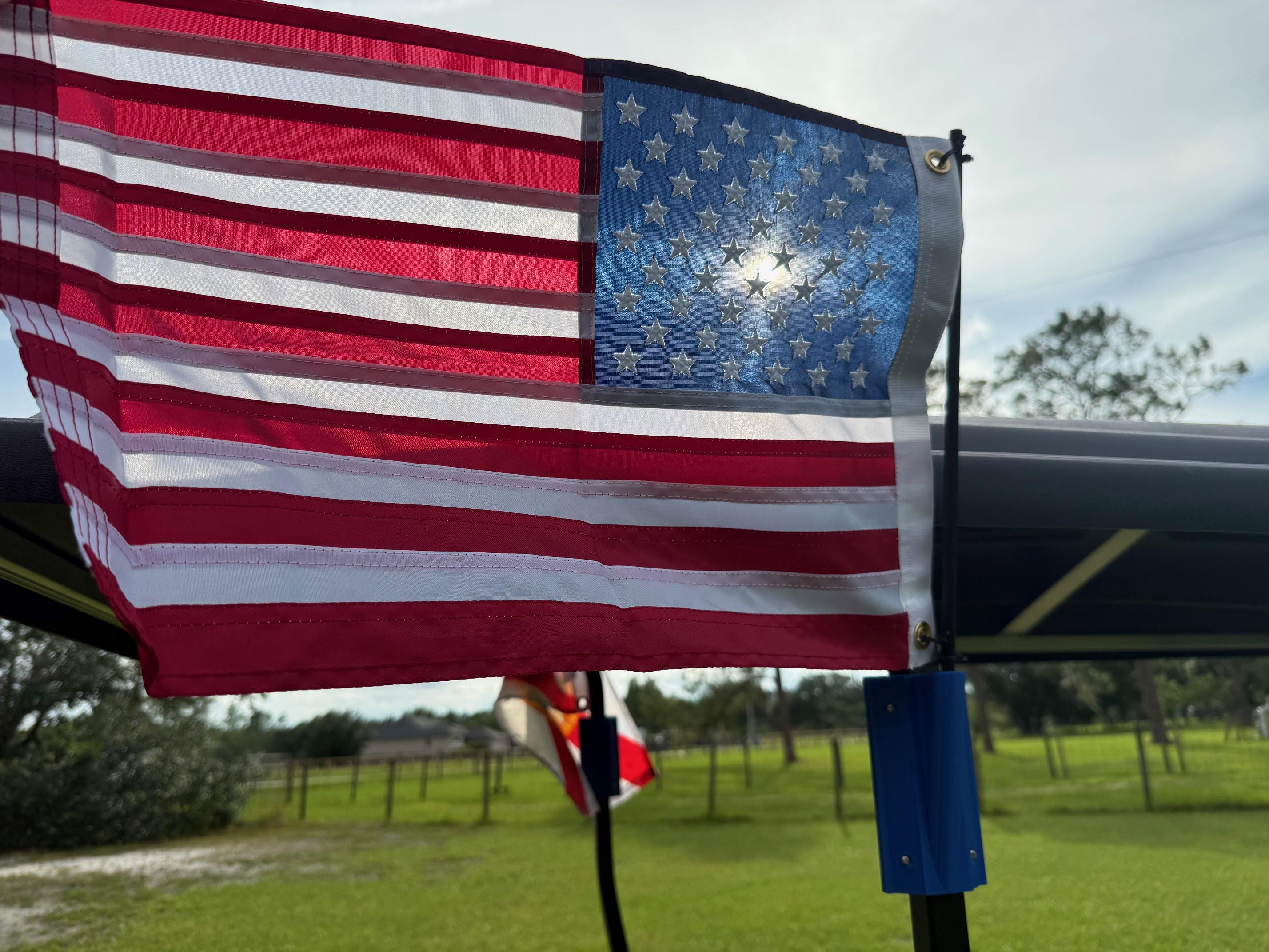 3D Printed Golf Cart Flag Holder: Blue, 25MM Square Tube - Etsy