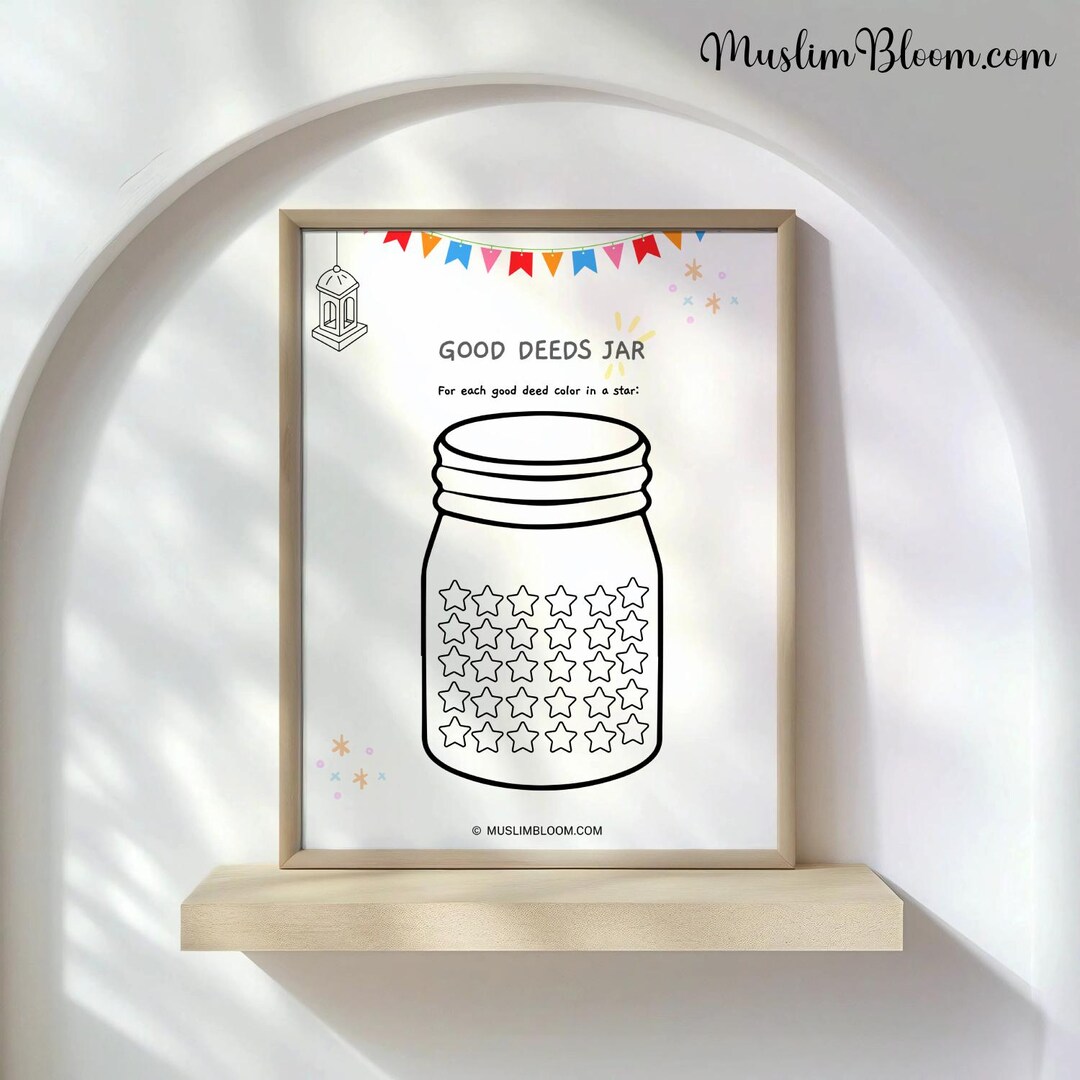 Good Deeds Jar, Kindness Activities for Kids, Fun Activity for Kids ...