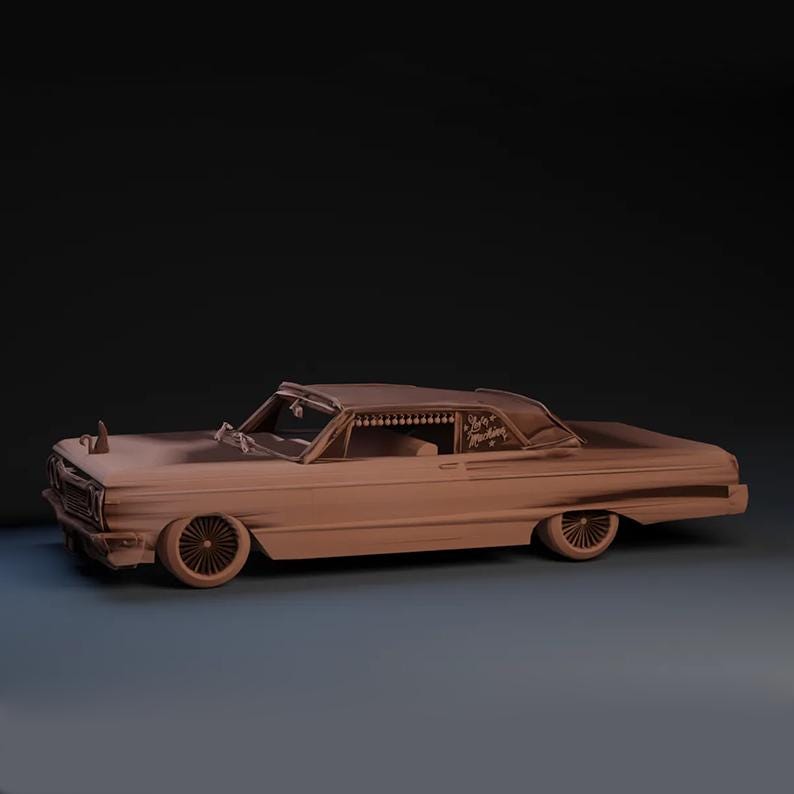 Cheech and Chongs Love Machine 1964 Chevy Impala SS. Stl File for 3d ...