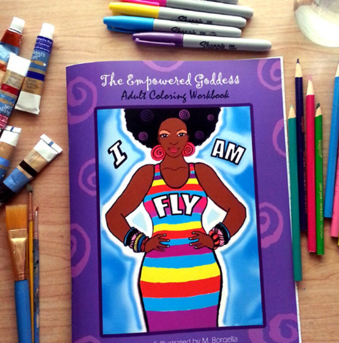 The Empowered Goddess Coloring Book - Etsy