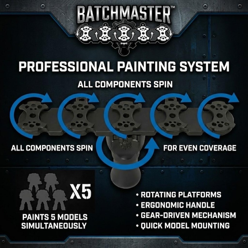 Rotating Spray Stick Paint Handle (the BATCHMASTER™ V2) - Etsy