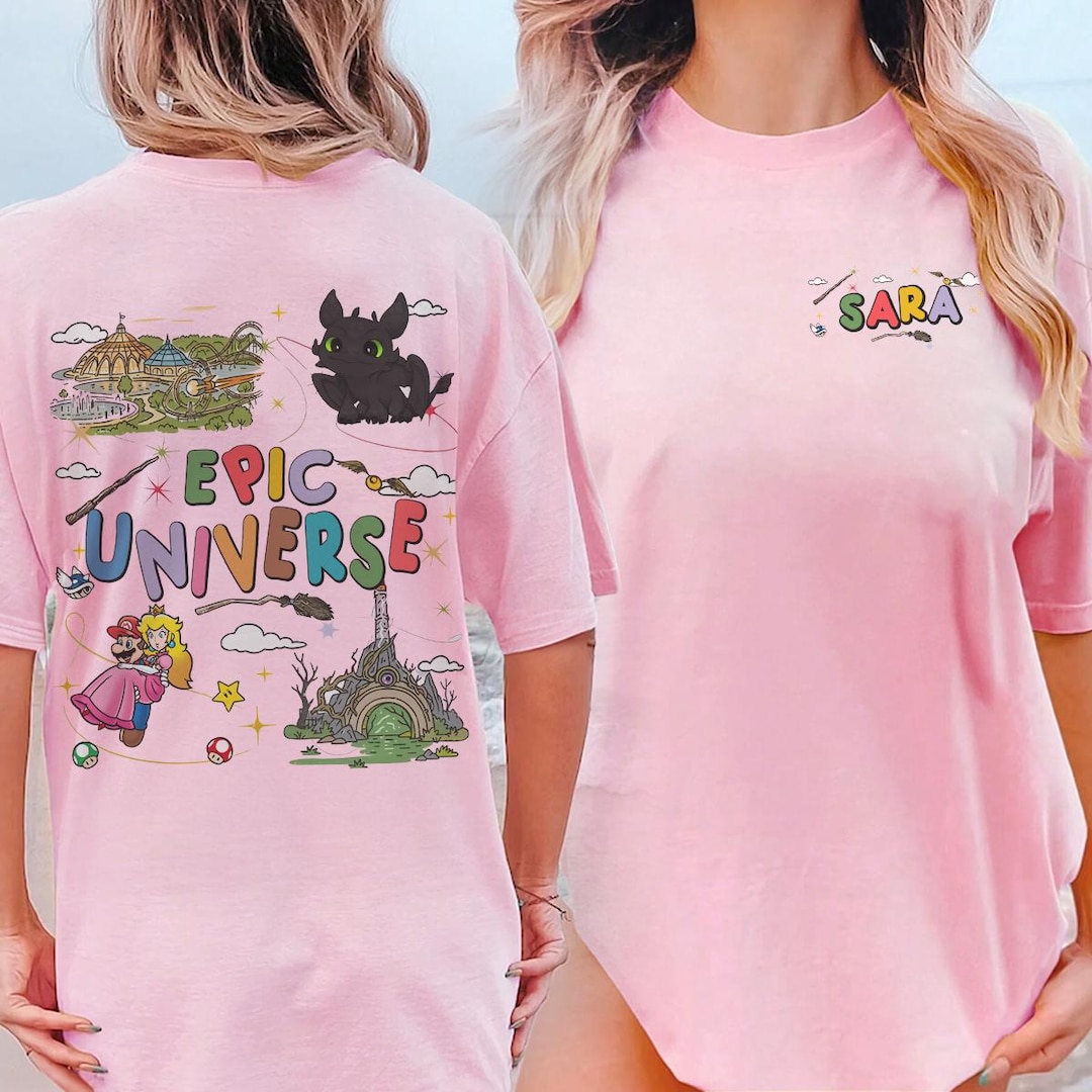 Personalized Epic Universe Family Shirts, Epic Universe Shirt, Epic ...