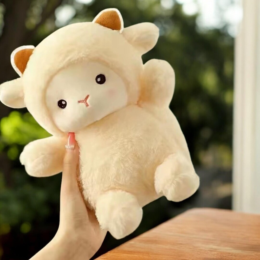 Super Cute Sheep Plush Doll | 25CM Kawaii Soft Animal Pillow for ...