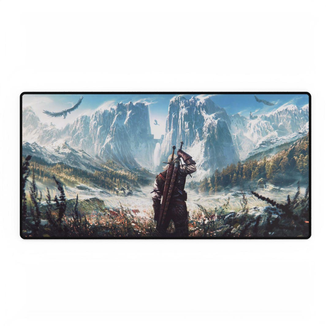 The Witcher Inspired Desk Mat | Gaming Mouse Pad | the Witcher Mouse ...