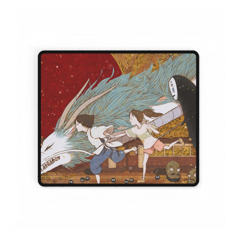 Spirited Away Inspired Desk Mat | Gaming Mouse Pad | Spirited Away ...