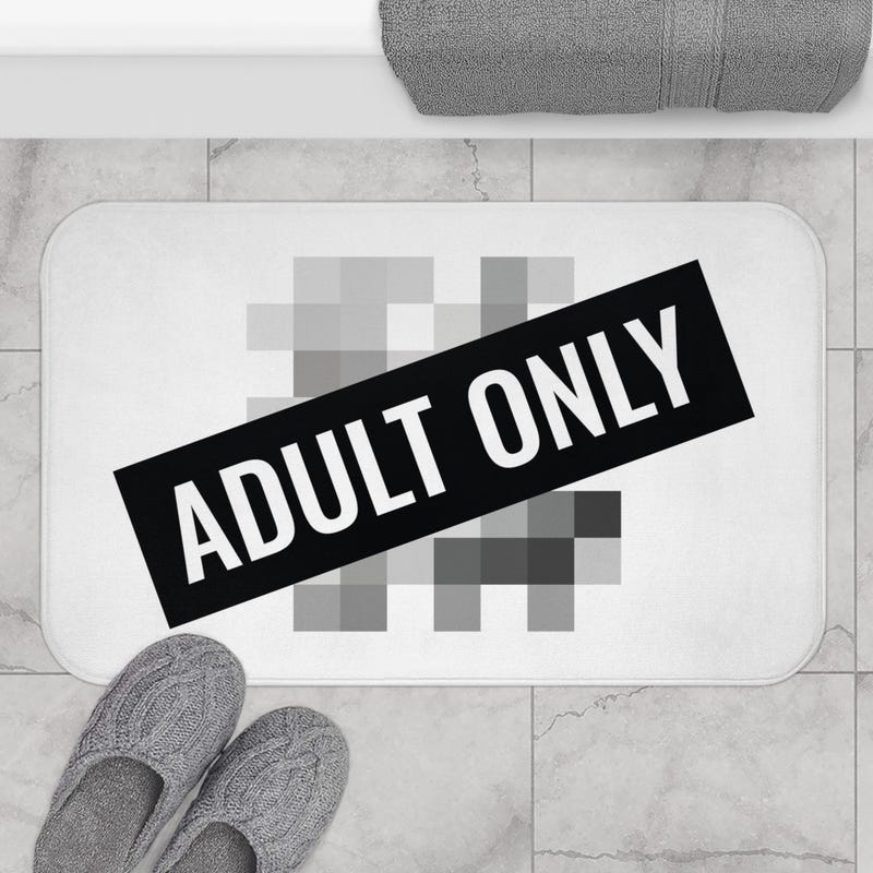 Funny Bath Mat - Etsy Canada
