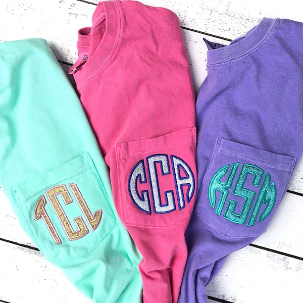 Monogram Tshirt - Etsy