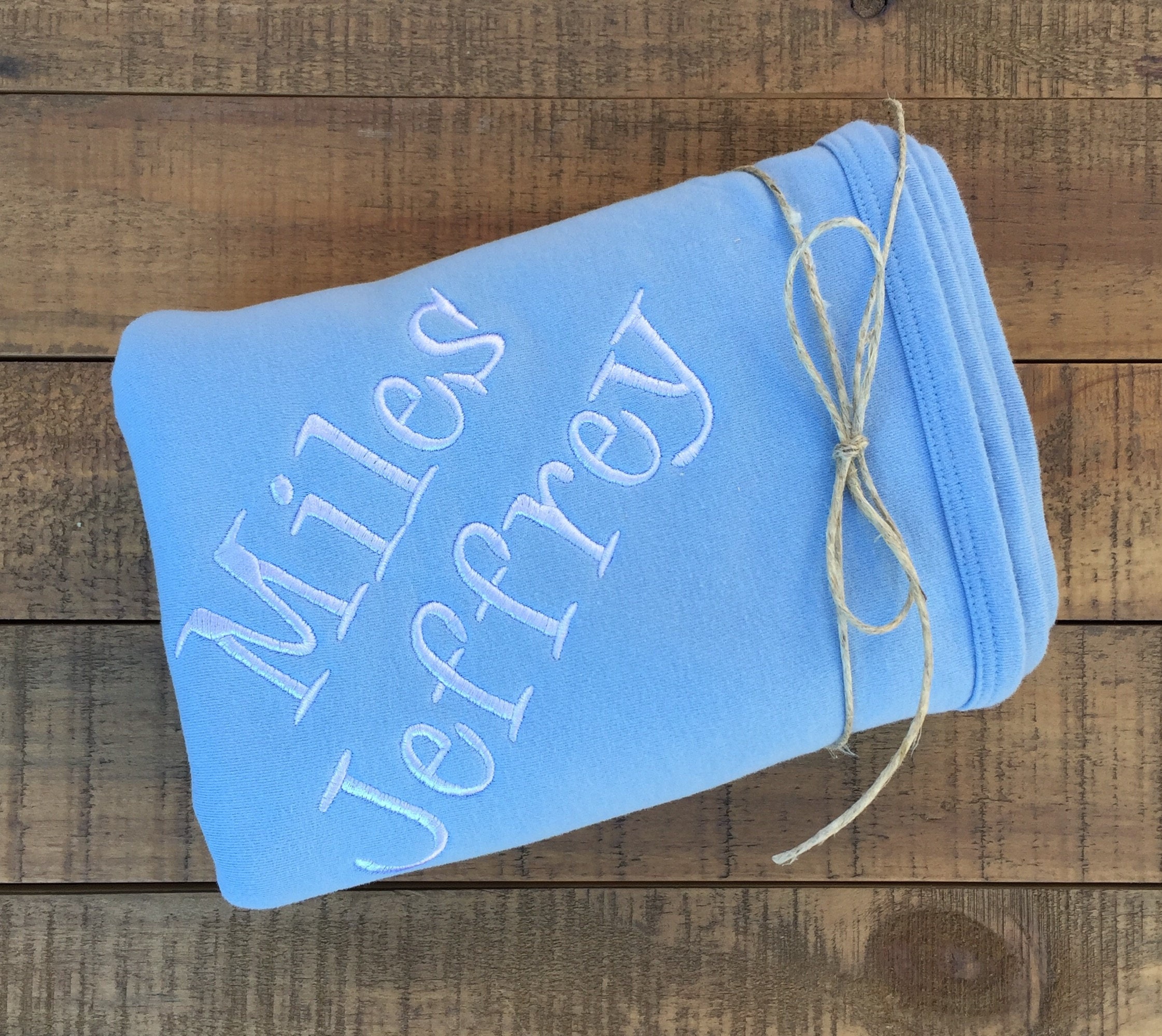 Monogram Baby Blanket / Personalized Baby Blanket / | Etsy