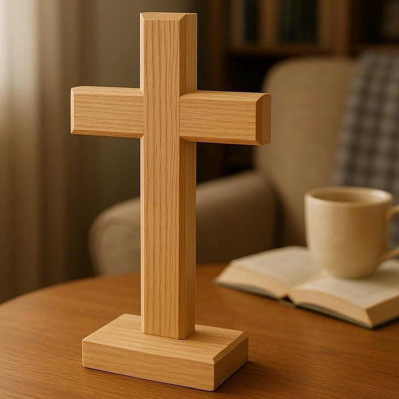 Handmade Wooden Cross | Rustic Cross | Christian Gift | Prayer Room ...