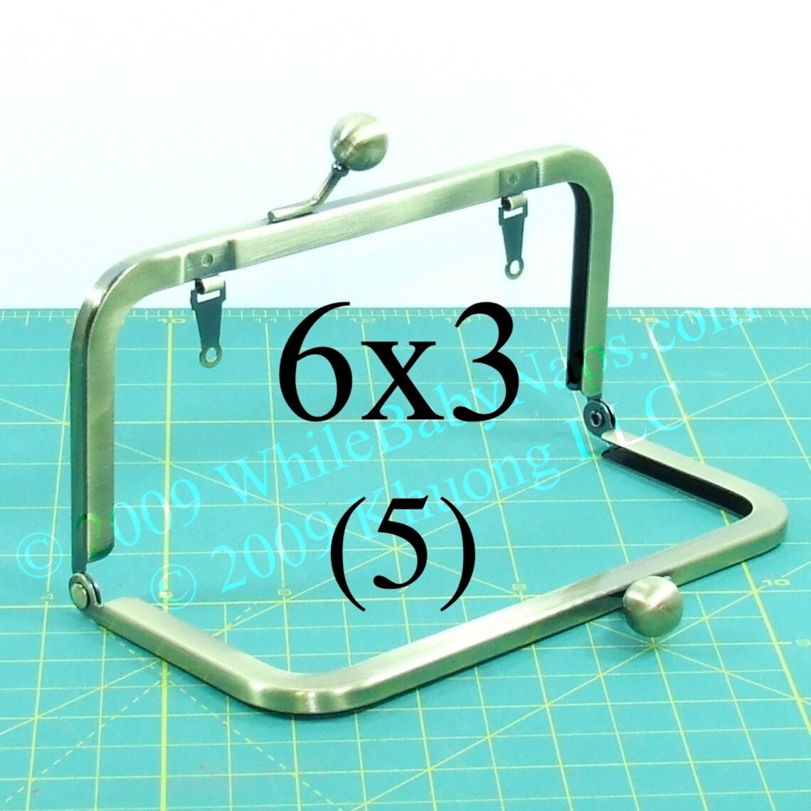 5 Frames of 6x3 Antique Brass With LOOPS - Etsy