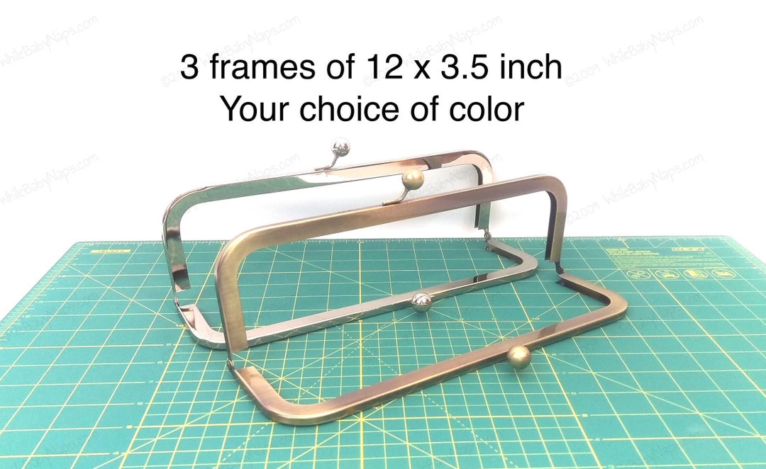 3 Frames of 12x3.5 Nickel or Antique Brass Totes Frames for Cinema ...