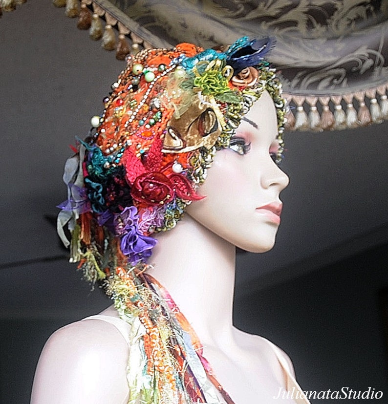 HEADPIECE AS ARTFORM - Wearable Fiber Art as It Finest, Versatile ...