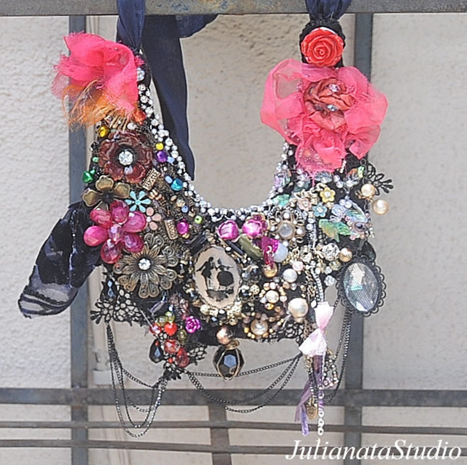 ELEGANT BOHEMIAN NECKLACE - Wearable Fiber/textile Art as It's Finest ...