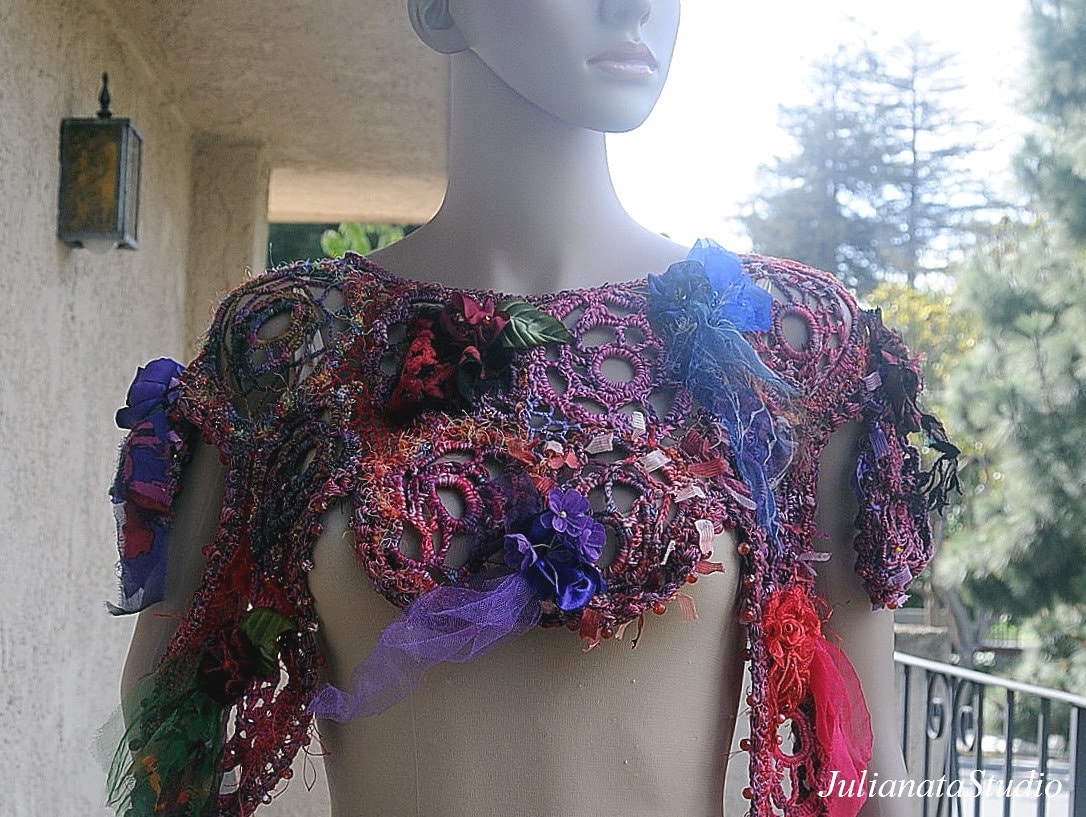 FREEFORM TECNIQUE RHAPSODY - Shoulderette/shalette/caplet, Fiber ...