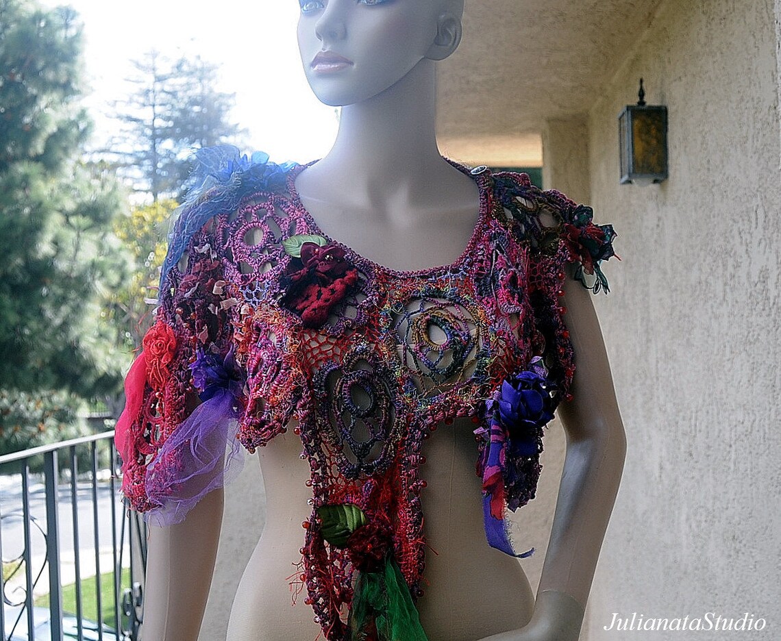 FREEFORM TECNIQUE RHAPSODY - Shoulderette/shalette/caplet, Fiber ...