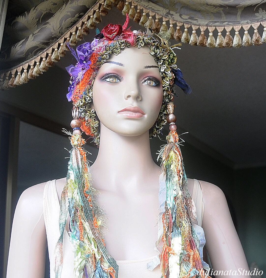 HEADPIECE AS ARTFORM - Wearable Fiber Art as It Finest, Versatile ...
