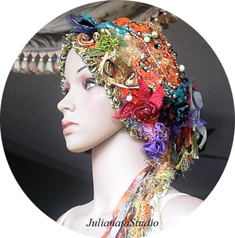 HEADPIECE AS ARTFORM - Wearable Fiber Art as It Finest, Versatile ...