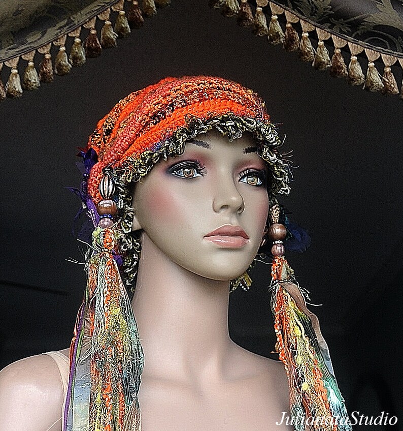 HEADPIECE AS ARTFORM - Wearable Fiber Art as It Finest, Versatile Transformer Hat Into Turban ...