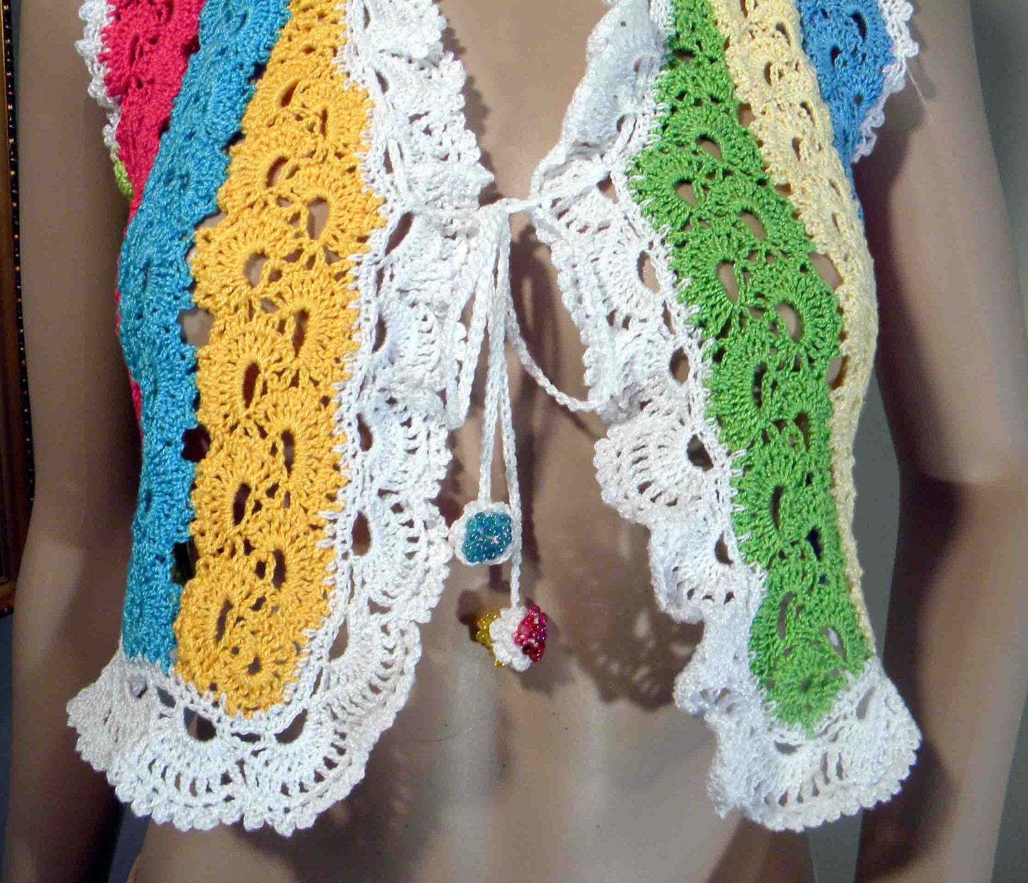 FUNKY VEST Wearable Fiber Art as It's Finest Chic & - Etsy