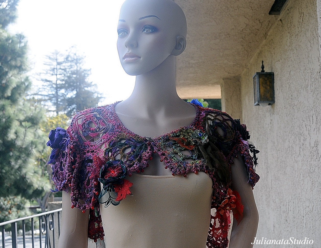 FREEFORM TECNIQUE RHAPSODY - Shoulderette/shalette/caplet, Fiber ...