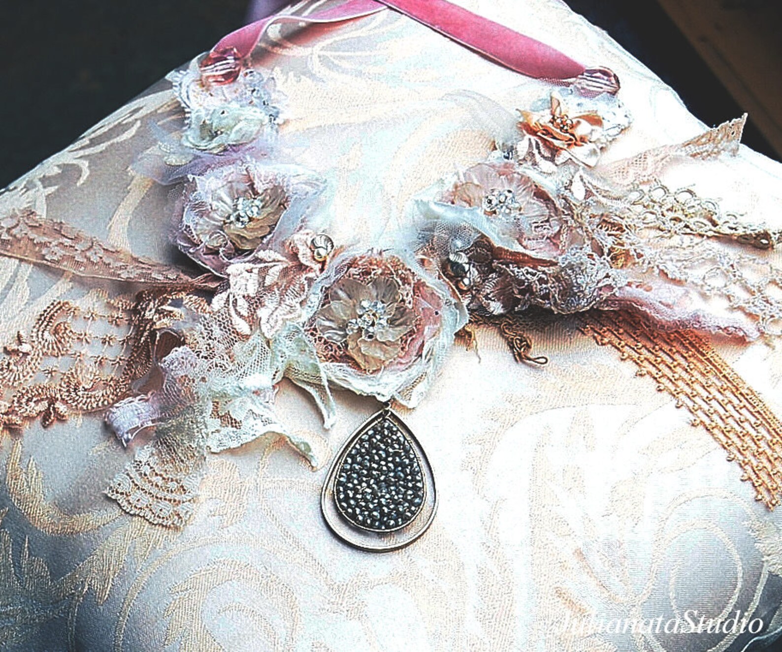 ELEGANT BOHEMIAN NECKLACE - Wearable Fiber/textile Art as It's Finest ...