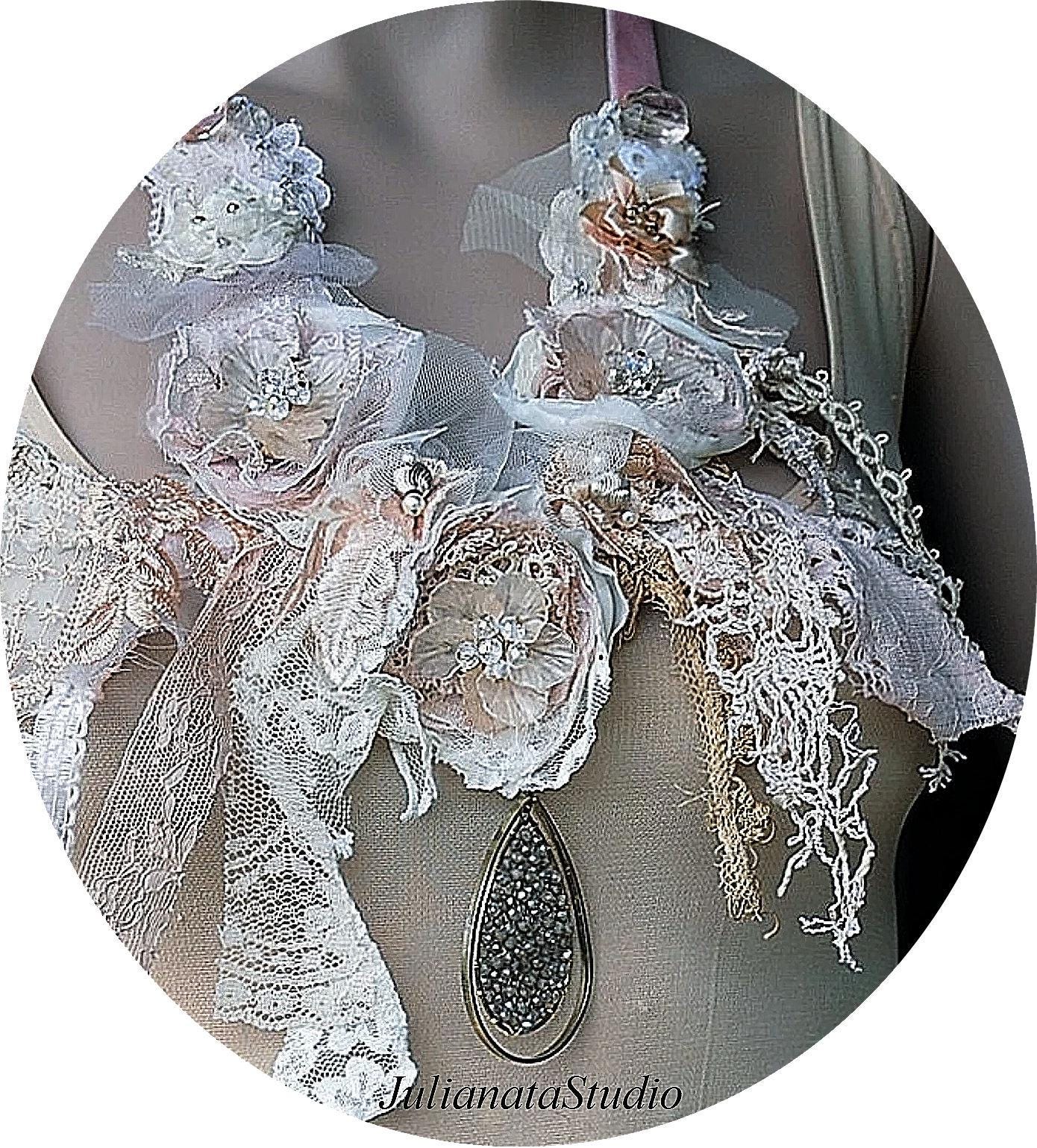 ELEGANT BOHEMIAN NECKLACE - Wearable Fiber/textile Art as It's Finest ...