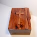 Cedar Holy Bible Box With Aromatic Interior and Stained Glass. Hand ...