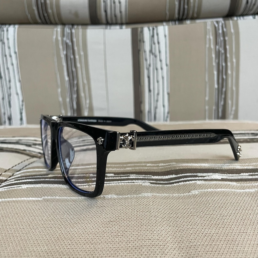 Chrome Glasses Lightweight Frames, CH Style Vintage Glasses, Gothic ...