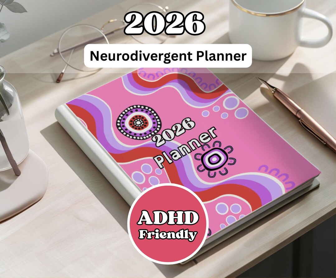 2026 ADHD Digital Planner: Neurodivergent-friendly, Brain Dump, Habit ...