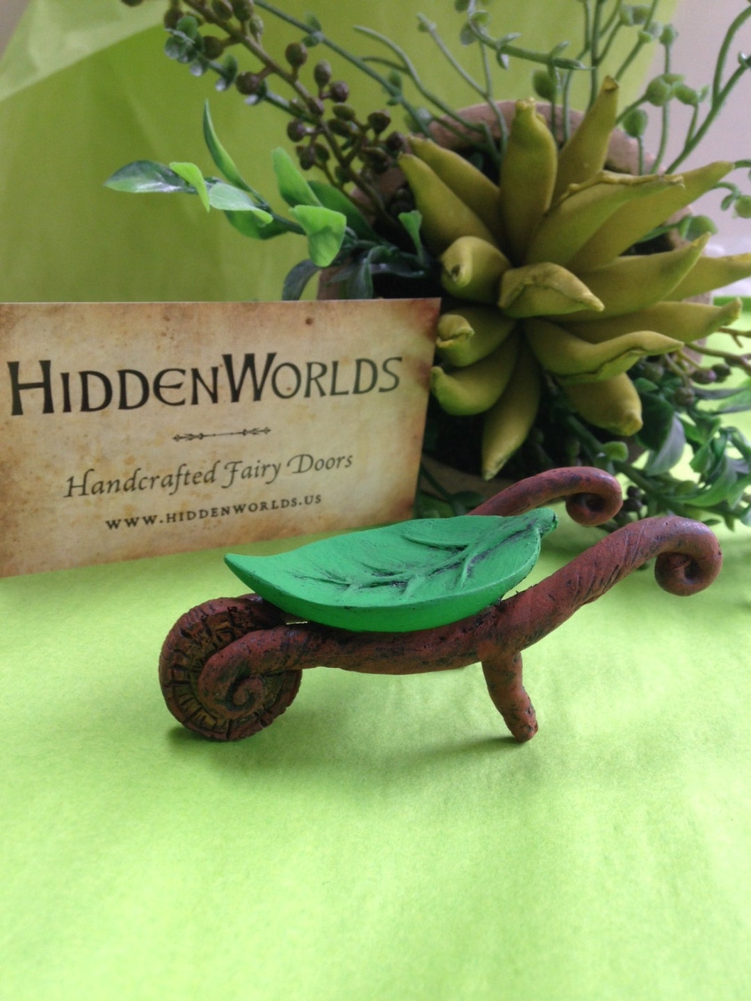 Fairy Garden Wheelbarrow - Etsy