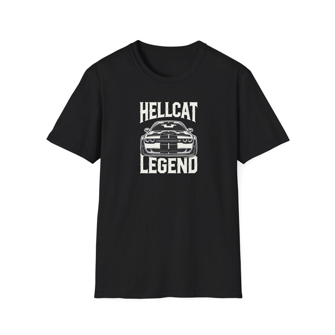 Dodge Challenger Hellcat,hellcat Legend T-shirt, Vintage Muscle Car Tee ...