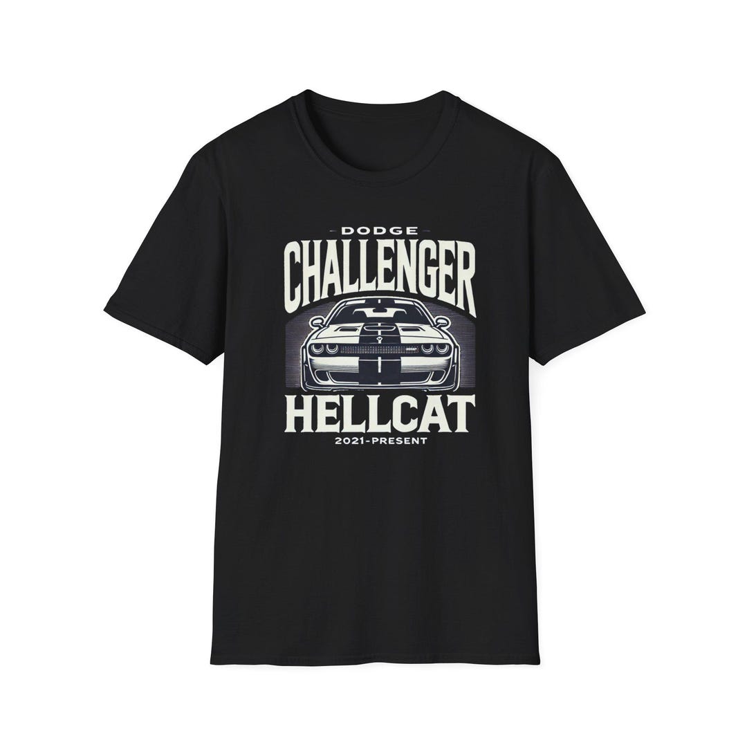 Dodge Challenger Hellcat T-shirt: Classic Car Enthusiast Tee, Unisex ...