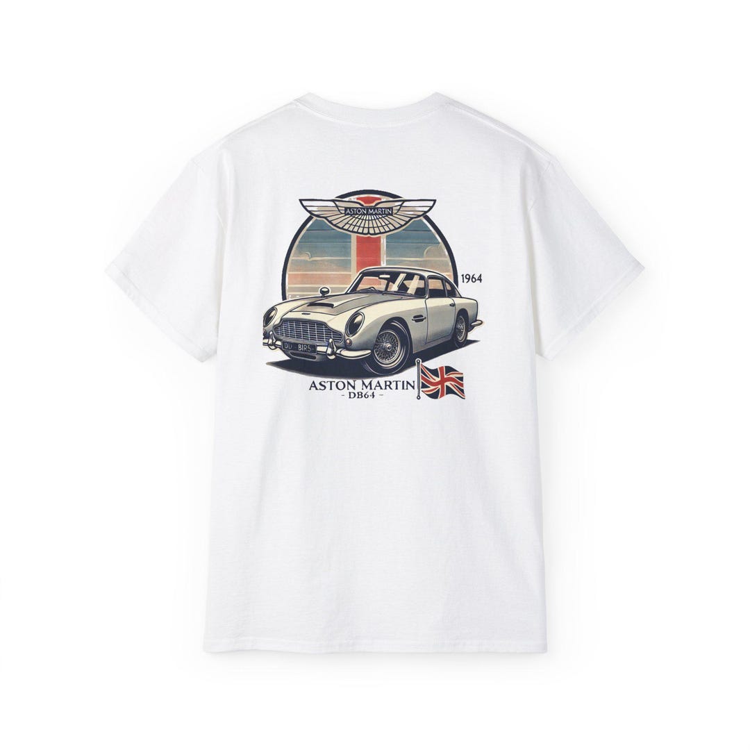 Classic Car Enthusiast Tee, Vintage Car Shirt, Aston Martin Apparel ...