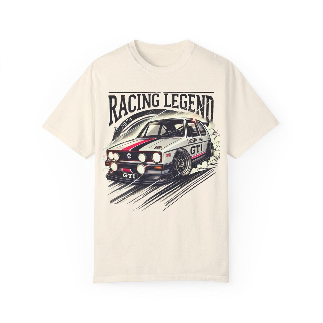 Golf GTI Mk1,vintage Racing Legend T-shirt, Unisex Cotton Tee, Car ...