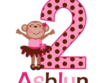 Monkey Ballerina | Etsy