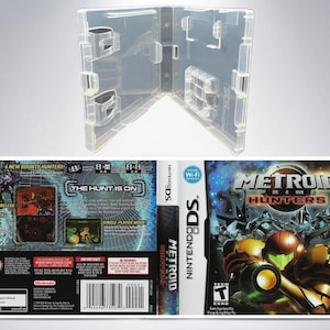Metroid Prime Hunters DS Replacement Slip Cover Art Insert + Cartridge ...